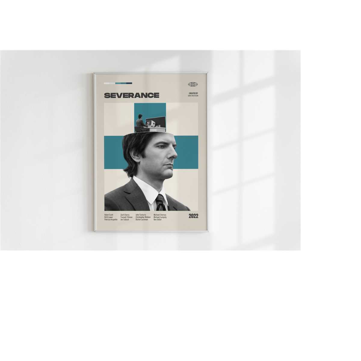Severance Poster, Dan Erickson, Retro Tv Series Print, Moder | Inspire ...