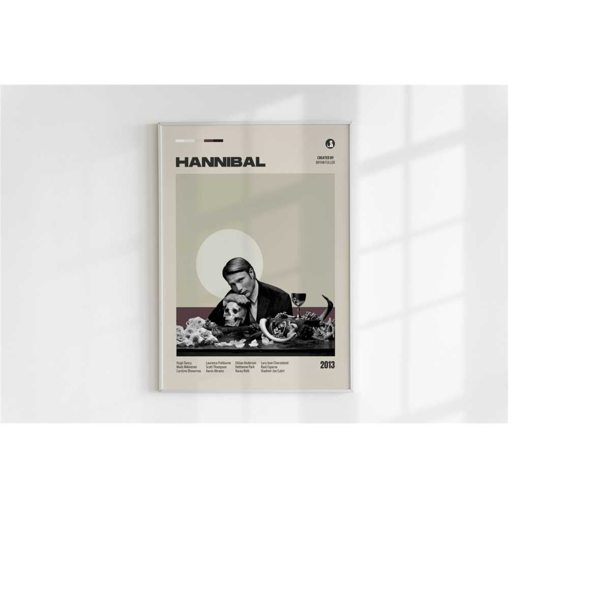 Hannibal Poster, Bryan Fuller, Minimalist Tv Series Poster, | Inspire ...
