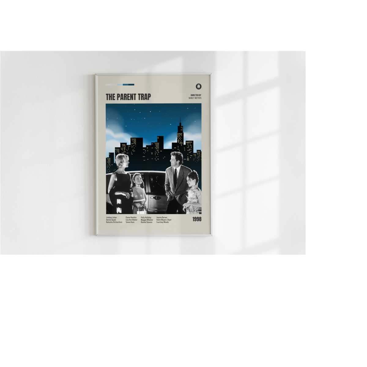 The Parent Trap, Nancy Meyers ,Minimalist Movie Poster,Wall | Inspire ...