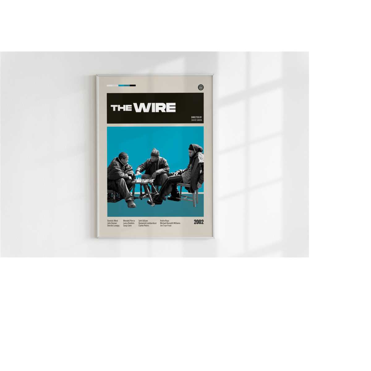 The Wire Poster, David Simon, Minimalist Movie Poster, Wall - Inspire ...