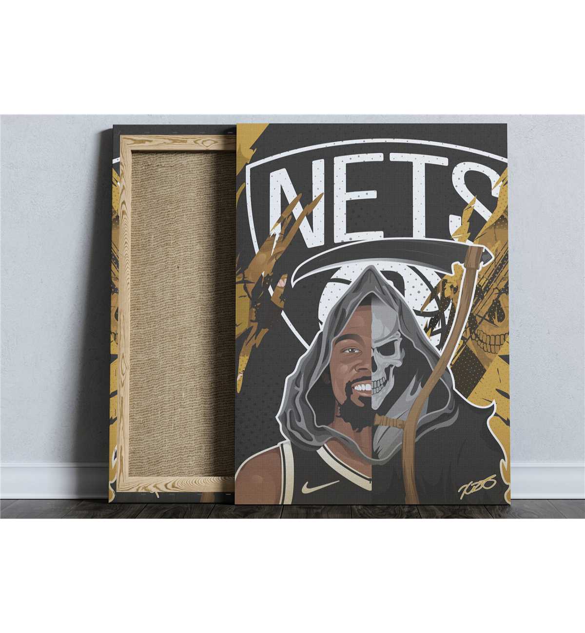 Brooklyn Nets Kevin Durant NBA Posters, Trendy Posters, | Inspire Uplift