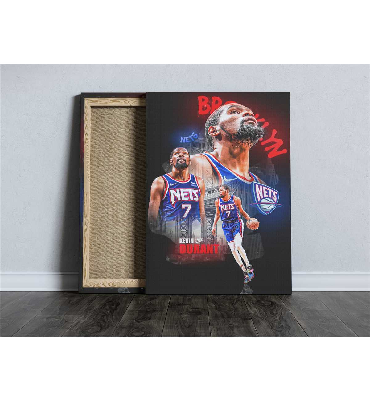 Brooklyn Nets Kevin Durant NBA Posters, Trendy Posters, | Inspire Uplift