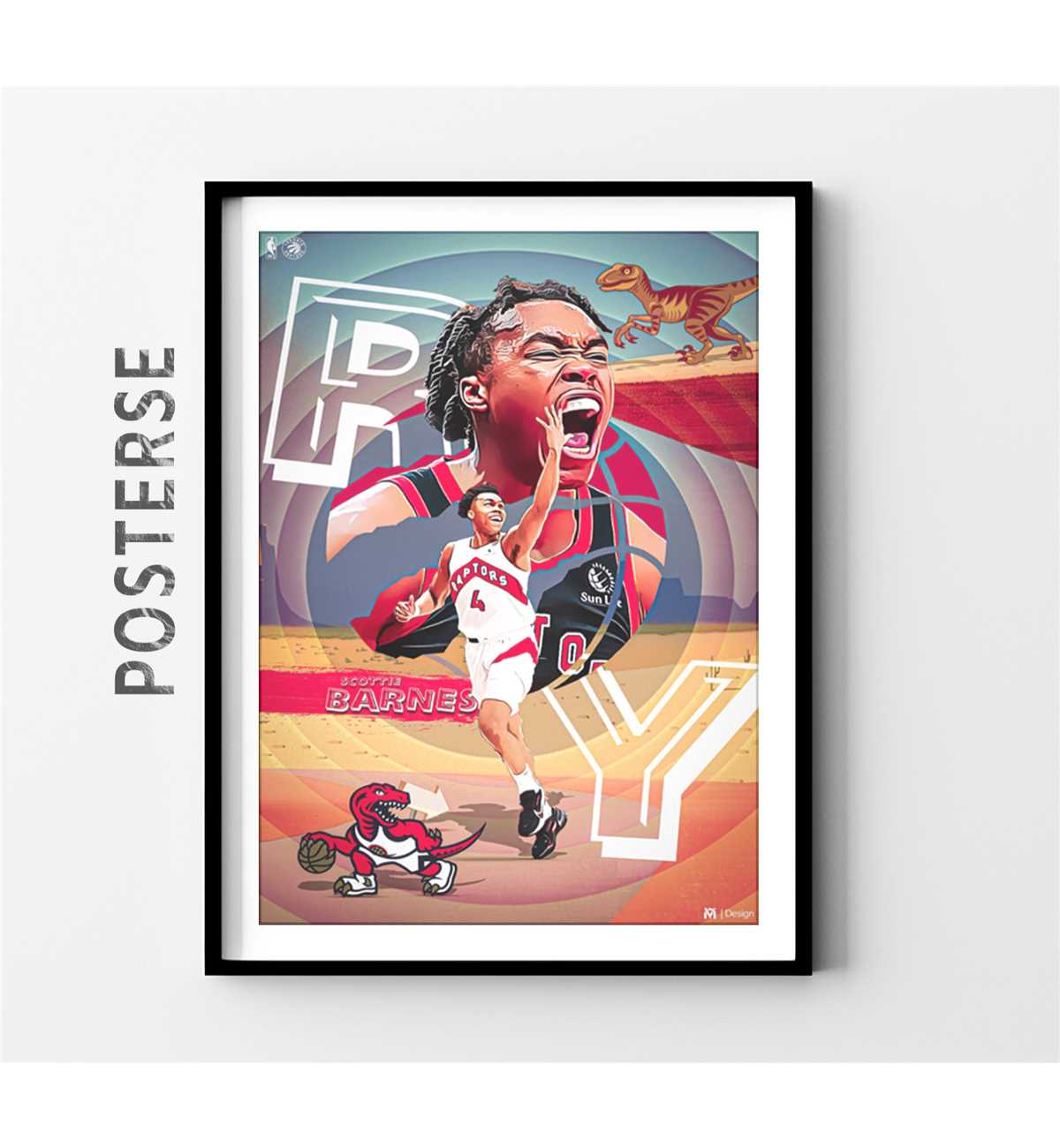 Toronto Raptors Scottie Barnes NBA Posters, Trendy Posters, | Inspire ...