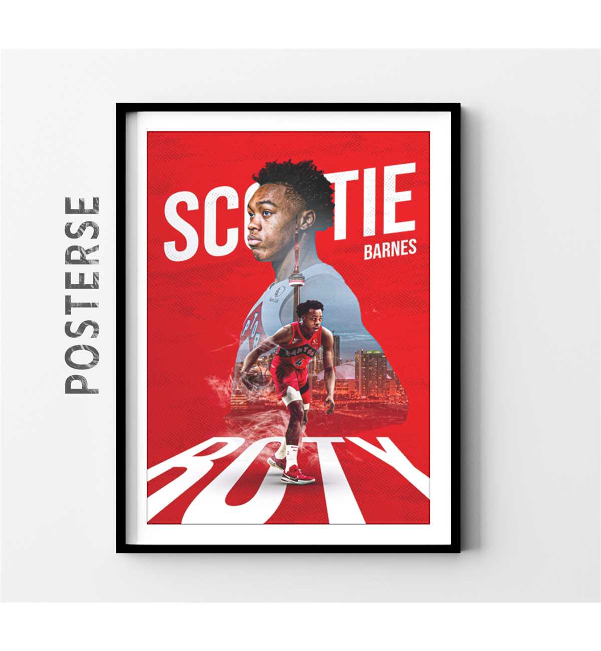 Scottie Barnes Toronto Raptors ROTY NBA Posters, Wall | Inspire Uplift
