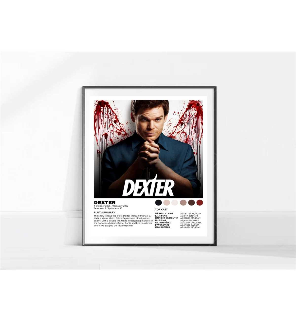 Dexter Tv Show Poster / Dexter Sitcom Poster - Inspire Uplift