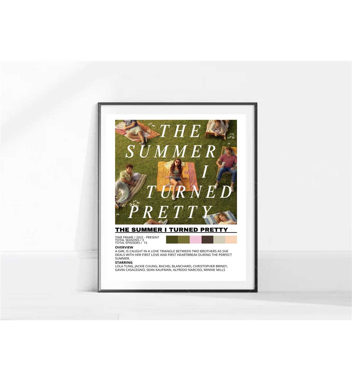 The Summer I Turned Pretty Tv Show Poster | Inspire Uplift
