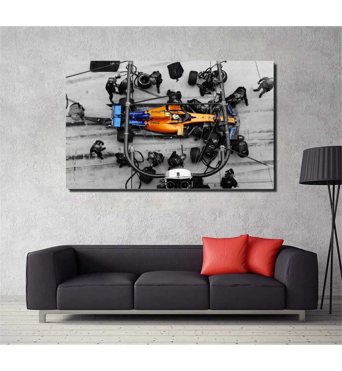 Lando Norris Pit Stop Ready to Hang Canvas | Inspire Uplift
