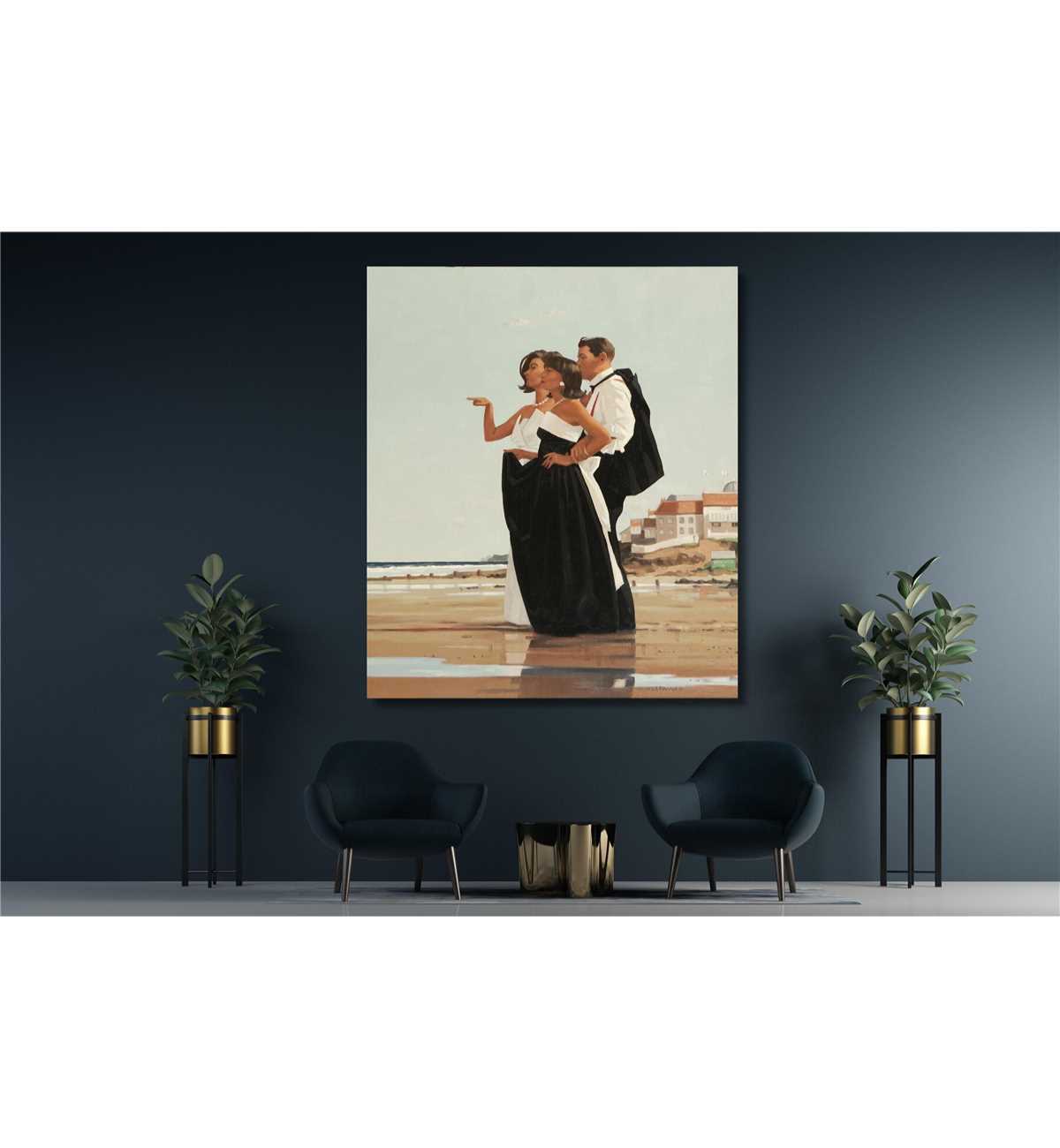 Jack Vettriano Canvas Wall Art, Oil painting on - Inspire Uplift