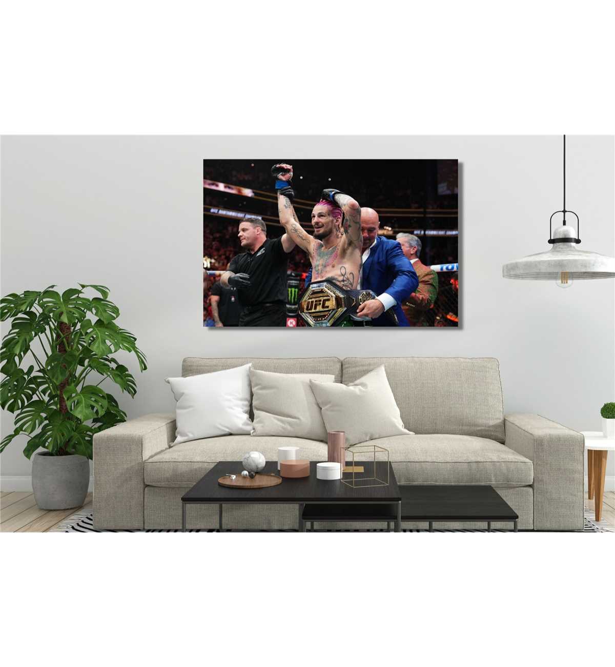 Suga Sean O'Malley KO Ready to Hang Canvas | Inspire Uplift