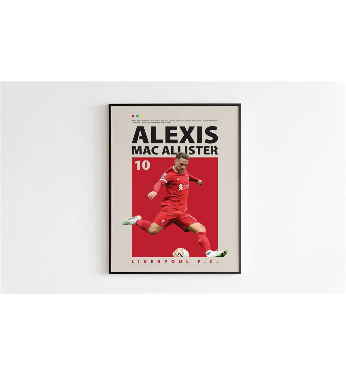 Alexis Mac Allister Poster, Liverpool Poster, Mac Allister | Inspire Uplift