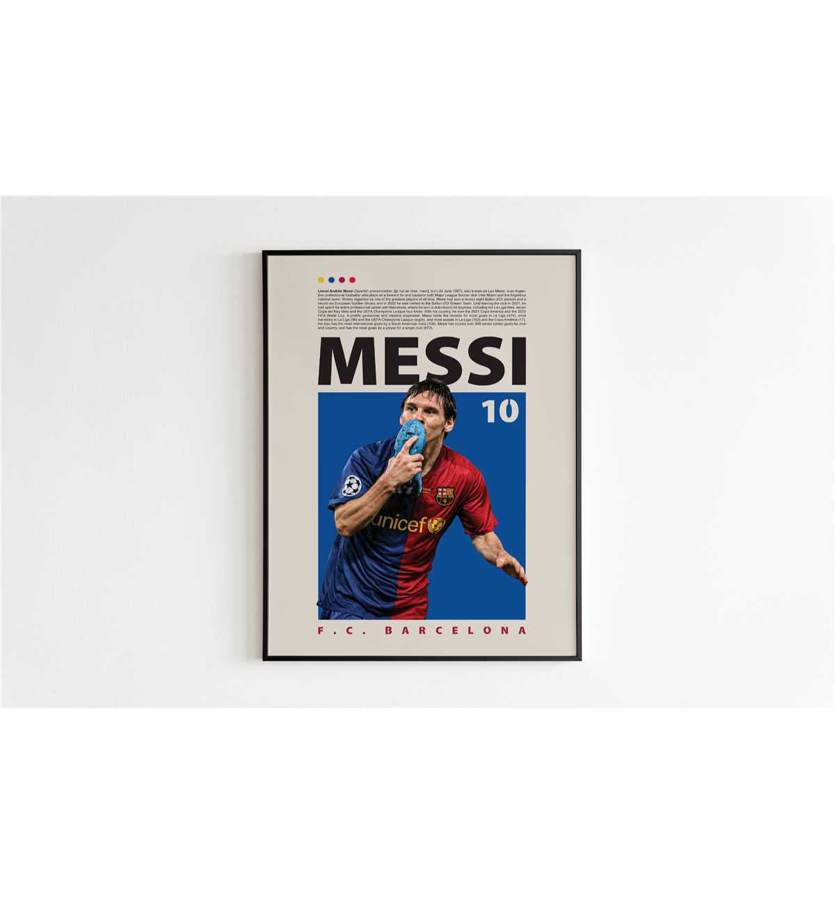 Lionel Messi Poster, Barcelona Poster Minimalist, Lionel Mes | Inspire ...