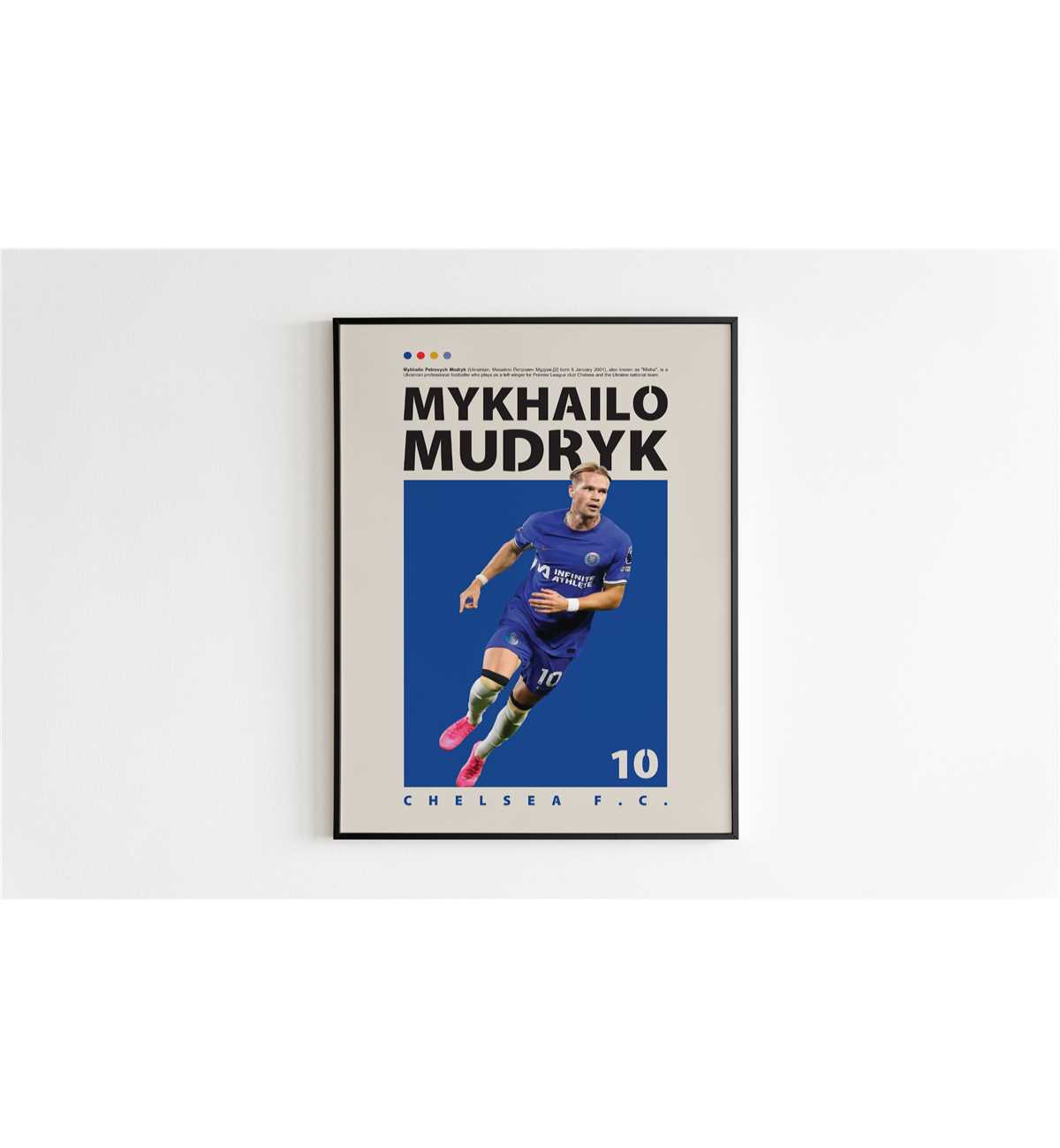 Mykhailo Mudryk Poster, Chelsea Poster, Mykhailo Mudryk Prin - Inspire ...