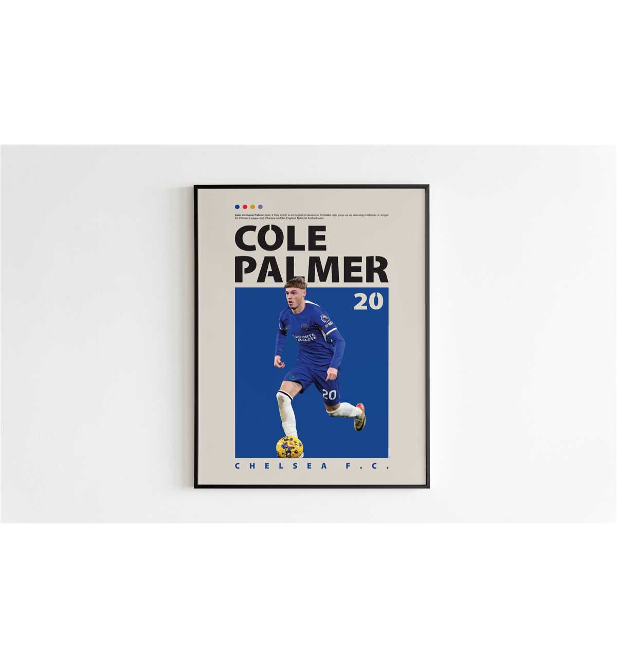 Cole Palmer Poster, Chelsea Poster Minimalist, Cole Palmer | Inspire Uplift