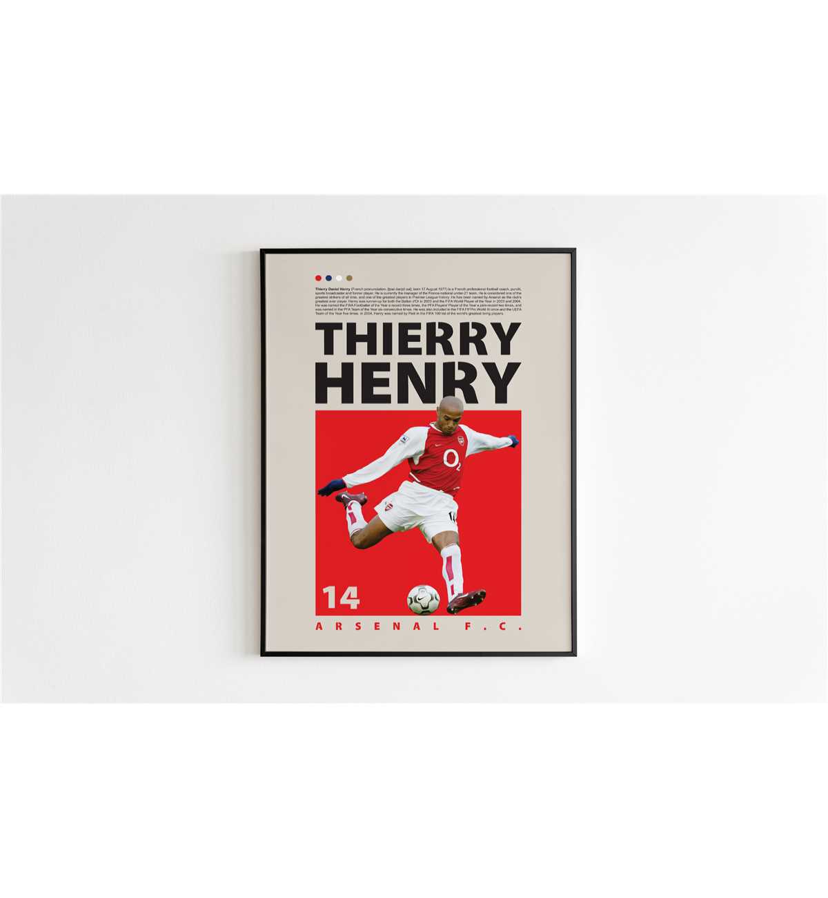 Thierry Henry Poster, Arsenal Poster Minimalist, Thierry Hen | Inspire ...