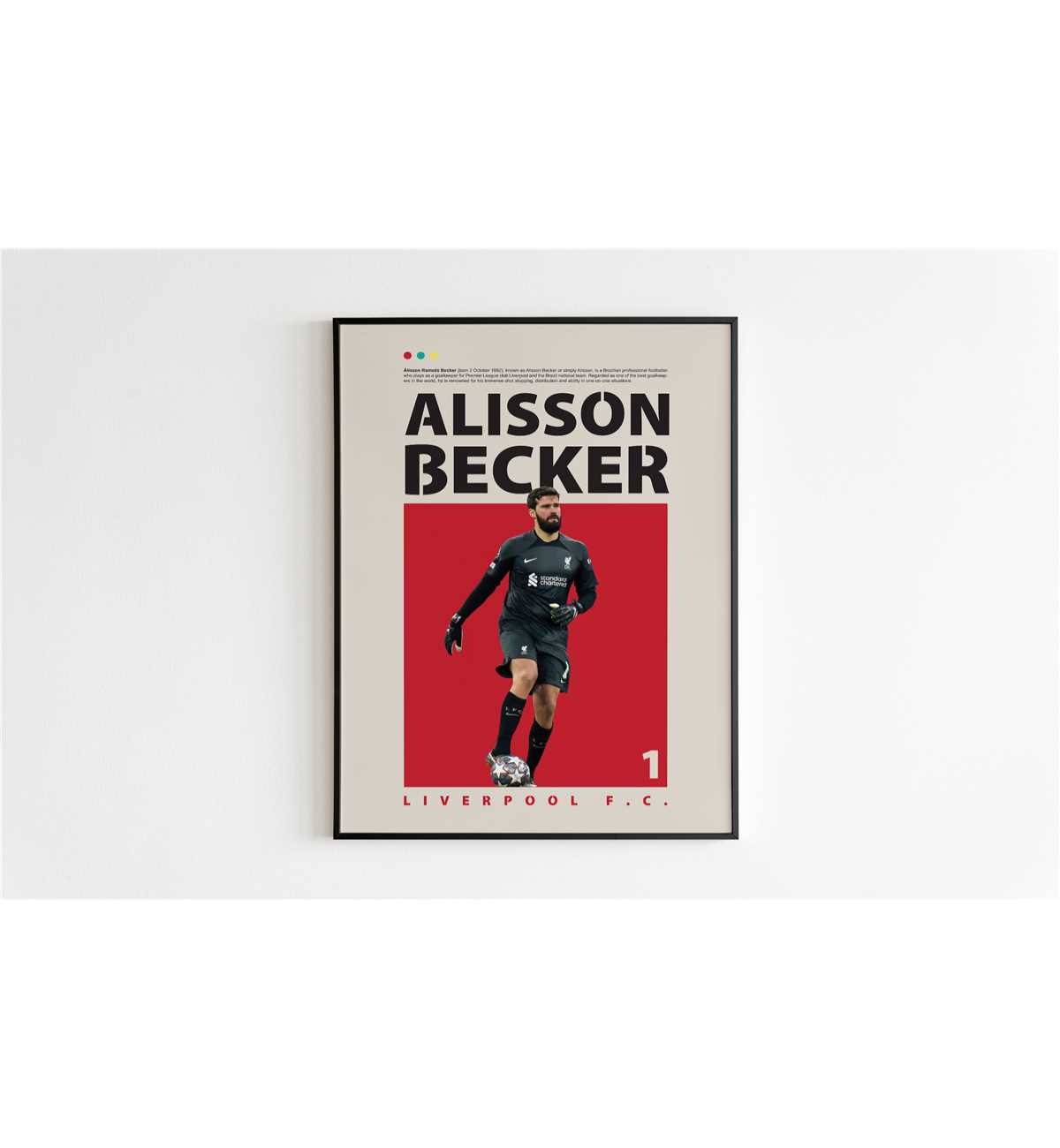 Alisson Becker Poster, Liverpool Poster, Alisson Becker Prin - Inspire ...