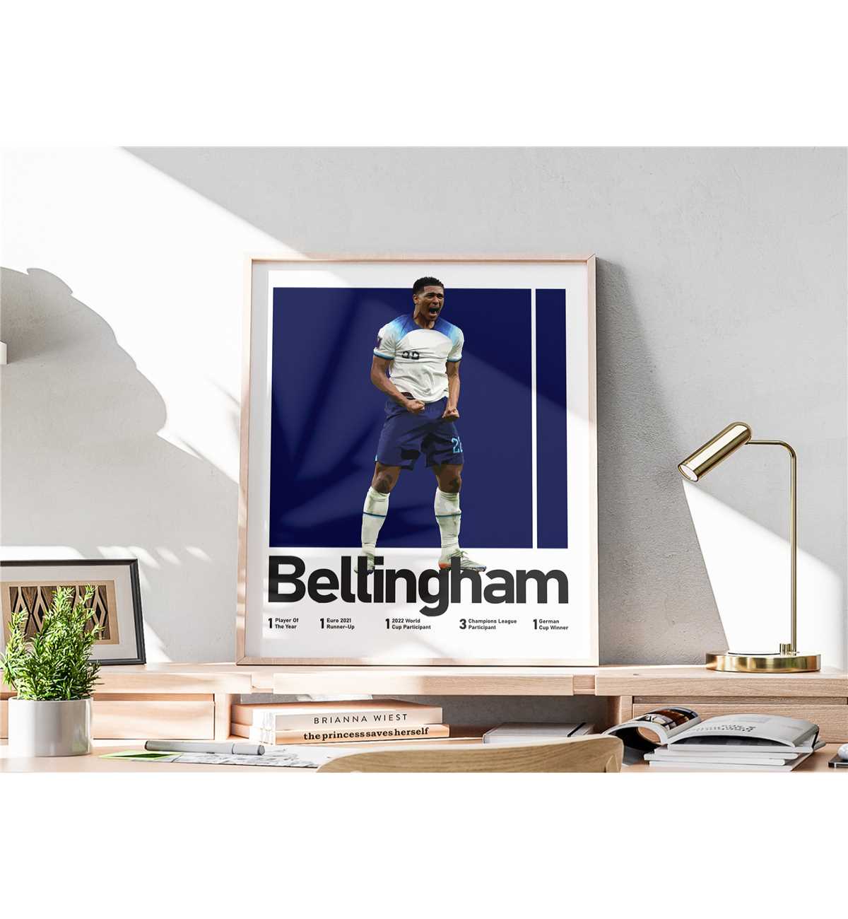 Printable Jude Bellingham Poster, English Midfielder, Bellin | Inspire ...