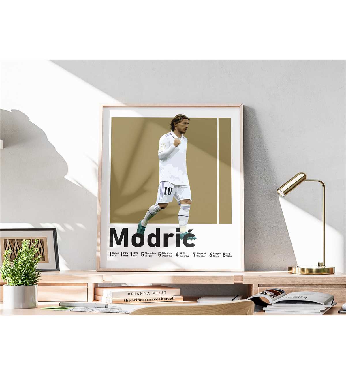 Modric Poster, Printable Luka Modric Wall Art, Football | Inspire Uplift