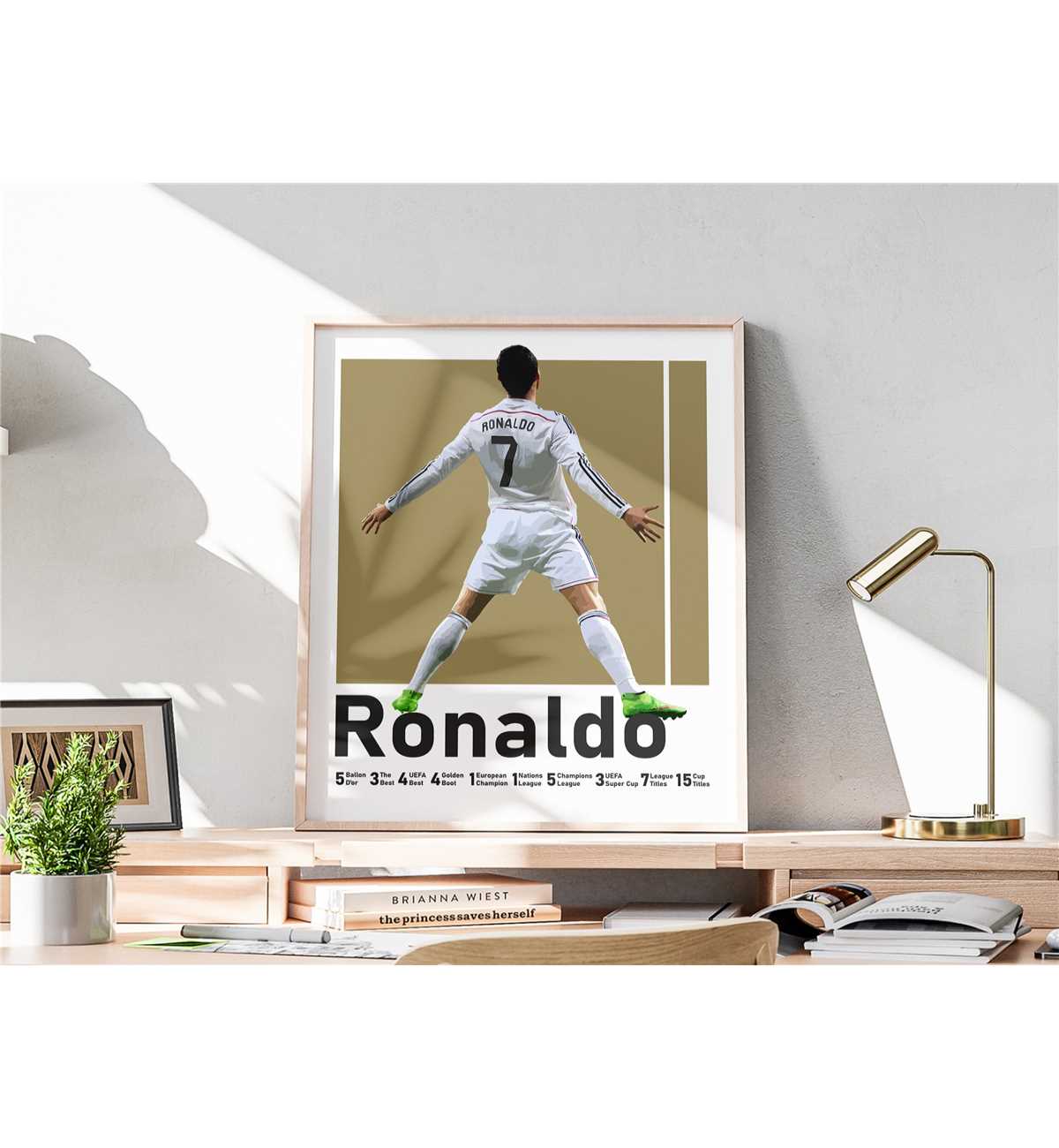 CR7 Lover Gifts, Printable Cristiano Ronaldo Poster, Portugu - Inspire ...