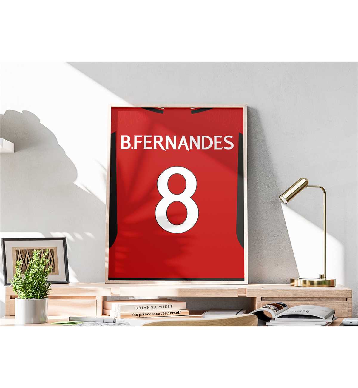 Printable Bruno Fernandes Kit, Soccer Jersey Poster, Fernand - Inspire ...