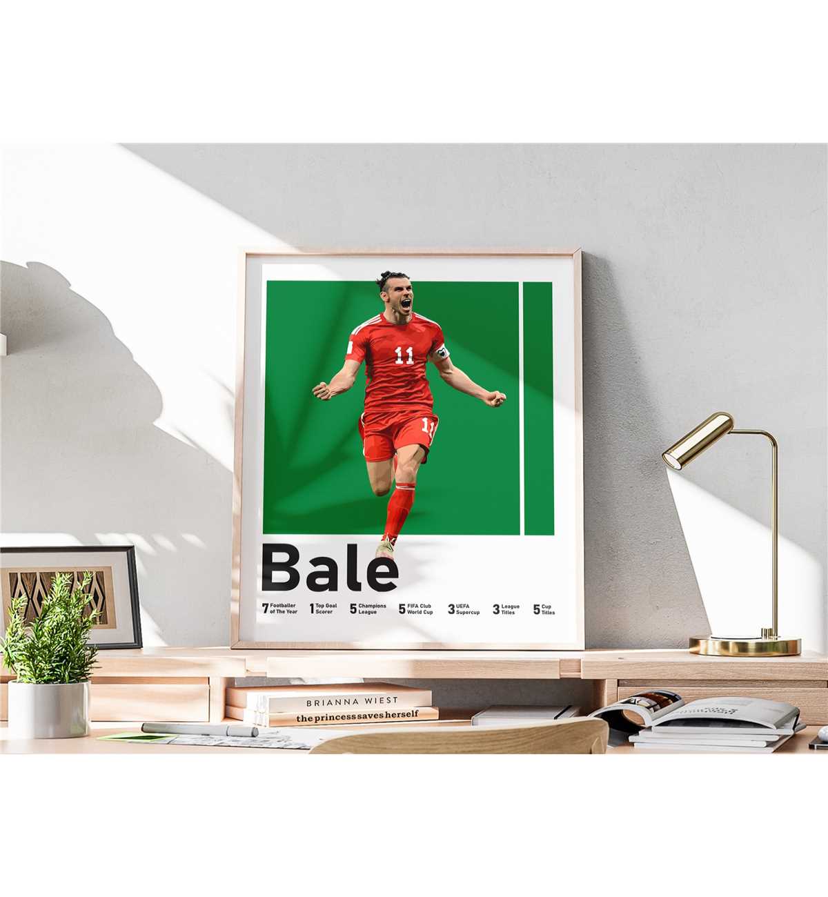 Printable Gareth Bale Poster, Welsh Soccer Star, Bale | Inspire Uplift