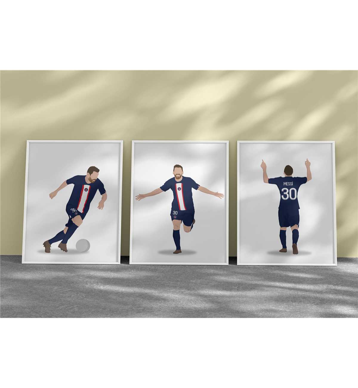 Printable Lionel Messi Celebration Posters, Set of 3 | Inspire Uplift