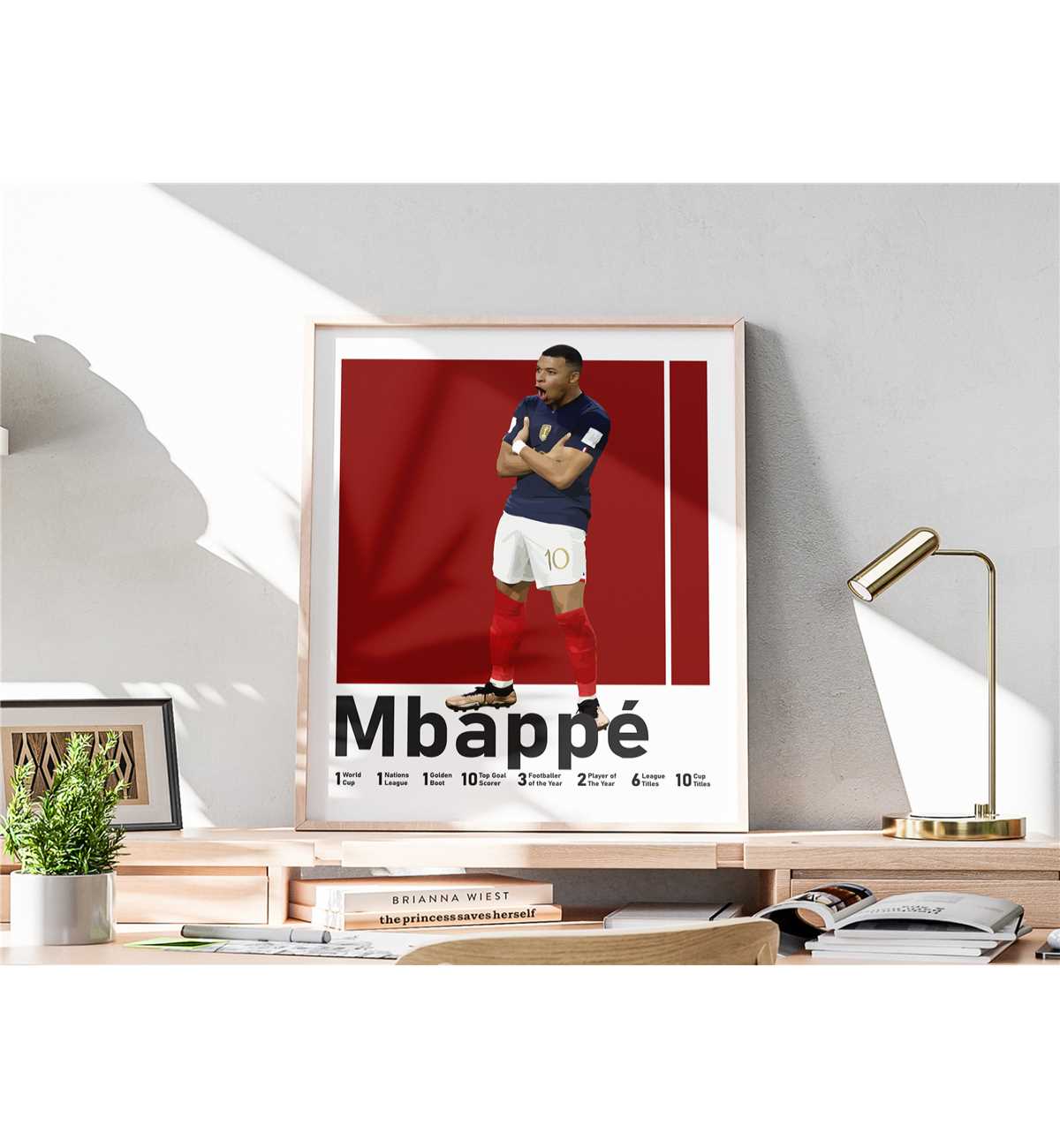 Printable Kylian Mbappe Poster, Teen Room Decoration, Footba | Inspire ...