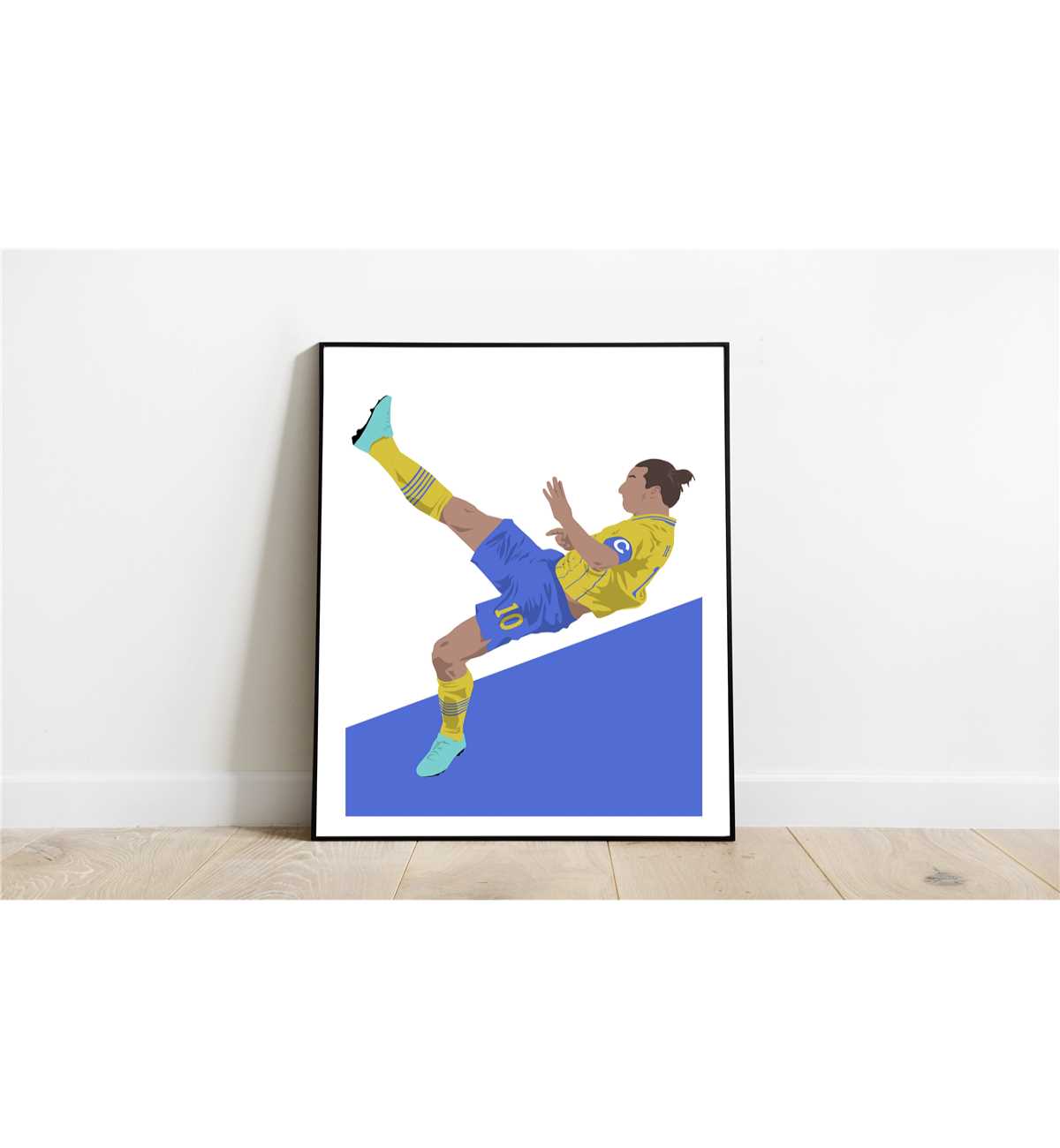 Zlatan Ibrahimovic - Minimalist poster - Poster - - Inspire Uplift