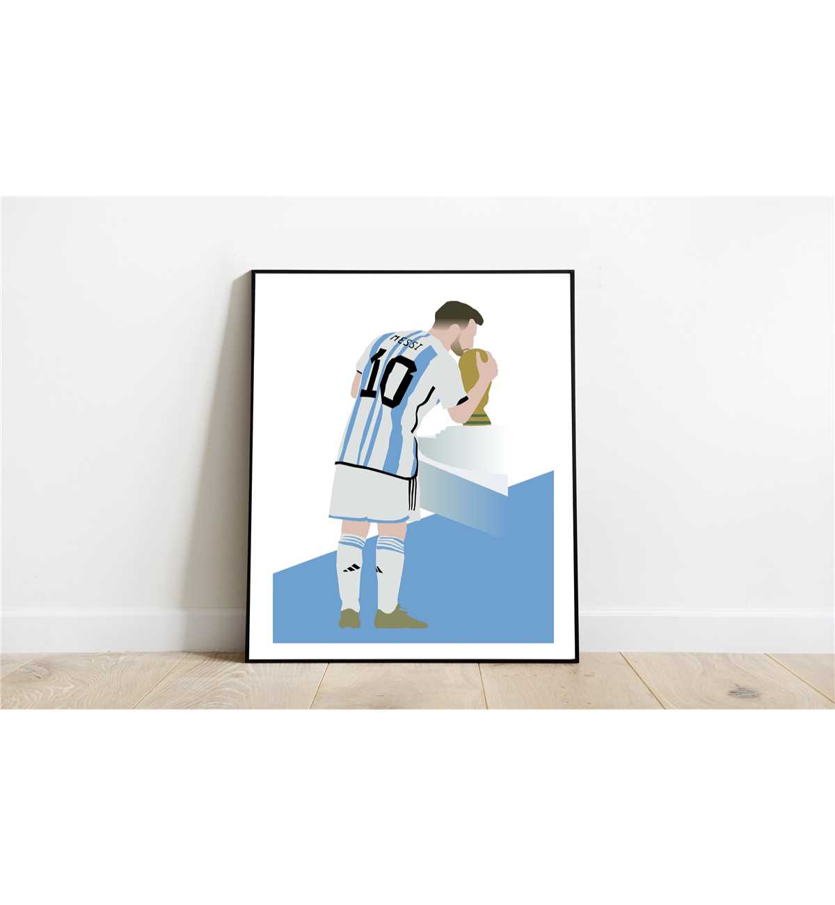 Leo Messi - Minimalist poster - Poster - | Inspire Uplift