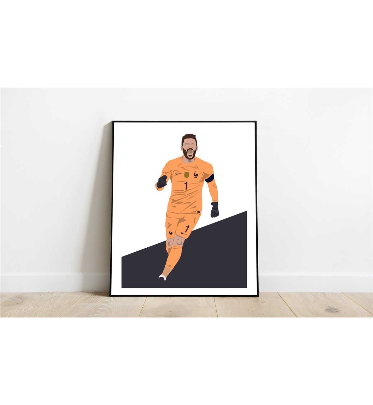 Hugo Lloris - Minimalist poster - Poster - | Inspire Uplift