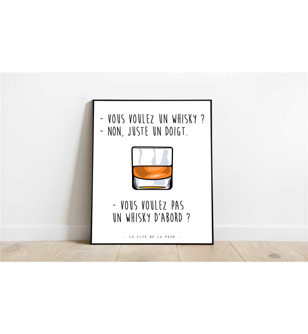 The City of Fear - Whiskey - Poster | Inspire Uplift