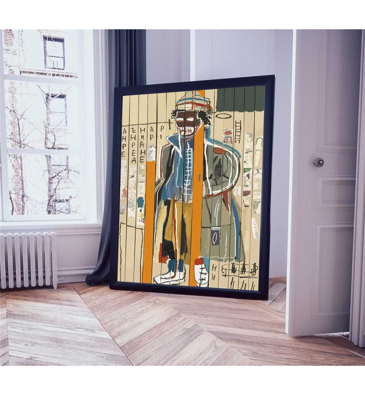 Jean Michel Basquiat Inspired Poster, Basquiat Print Art | Inspire Uplift