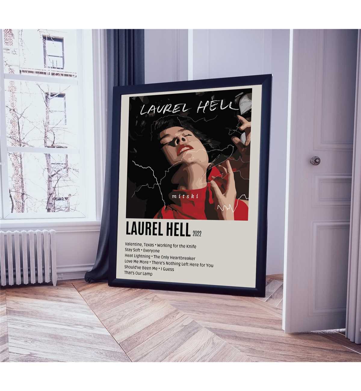 Mitski Laurel Hell Print Digital, Mitski Album Poster | Inspire Uplift