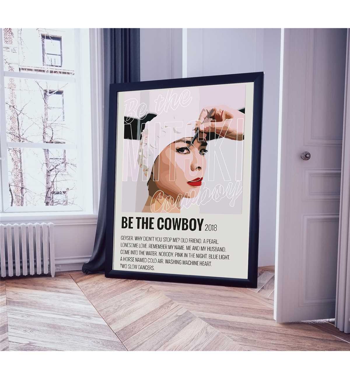 Mitski Poster Digital, Be The Cowboy Mitski Print, - Inspire Uplift