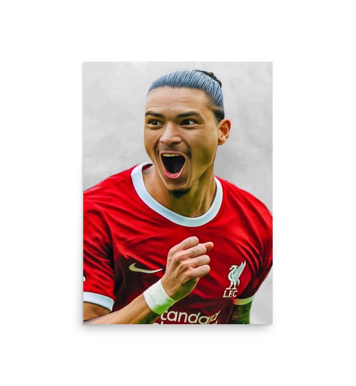 Darwin Nunez - Liverpool - Football - Poster | Inspire Uplift