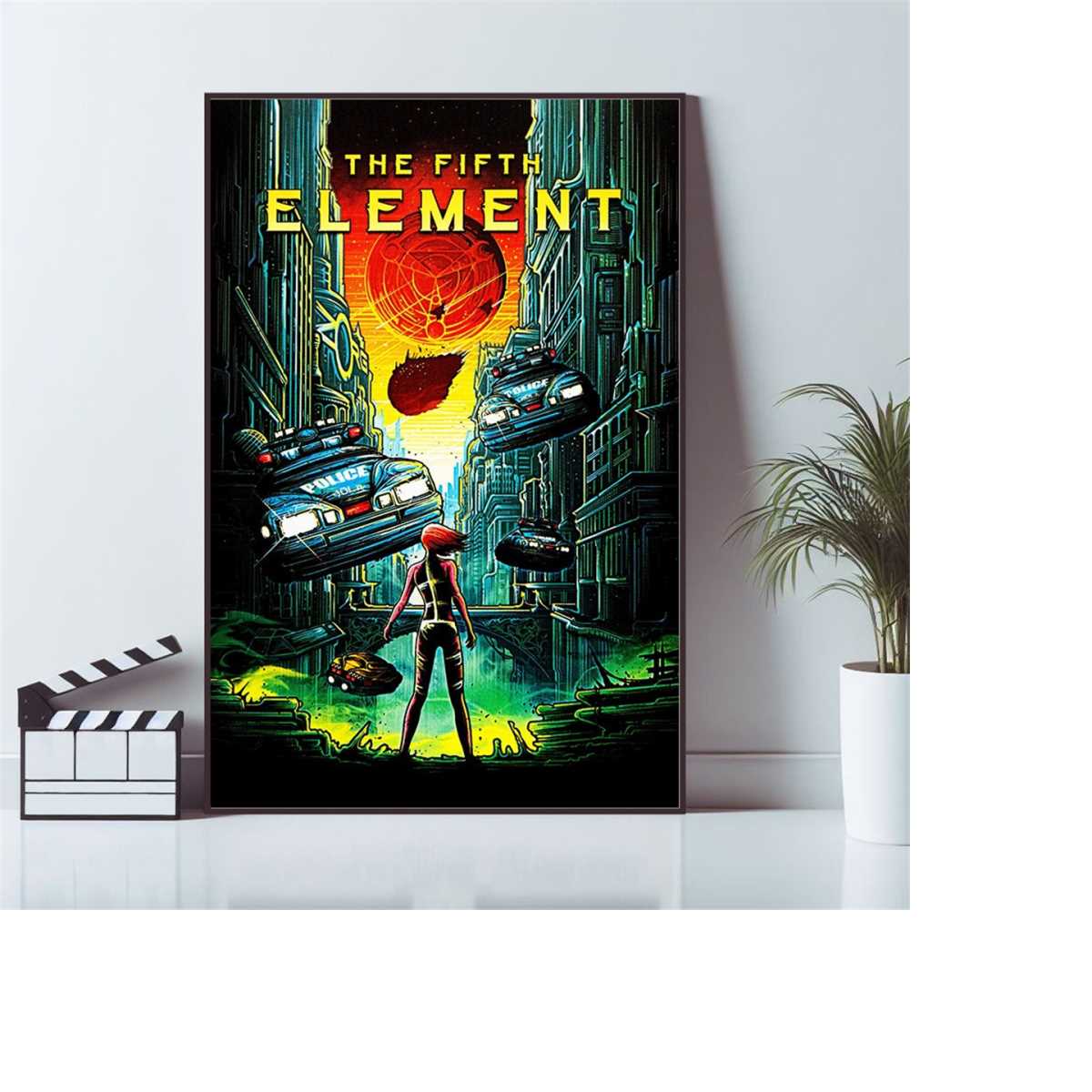 The Fifth Element Movie Poster, Wall Art Prints, Canvas Mate | Inspire ...