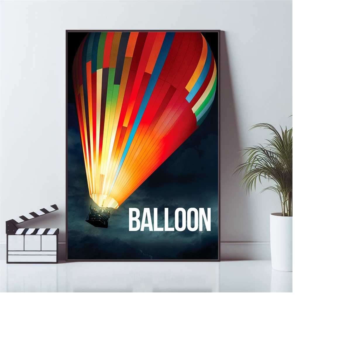 Balloon, Movie Poster, Wall Art Prints, Art Poster, Canvas M - Inspire ...