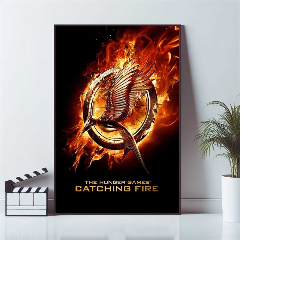 The Hunger Games: Catching Fire, Movie Poster, Wall Art Prin | Inspire ...
