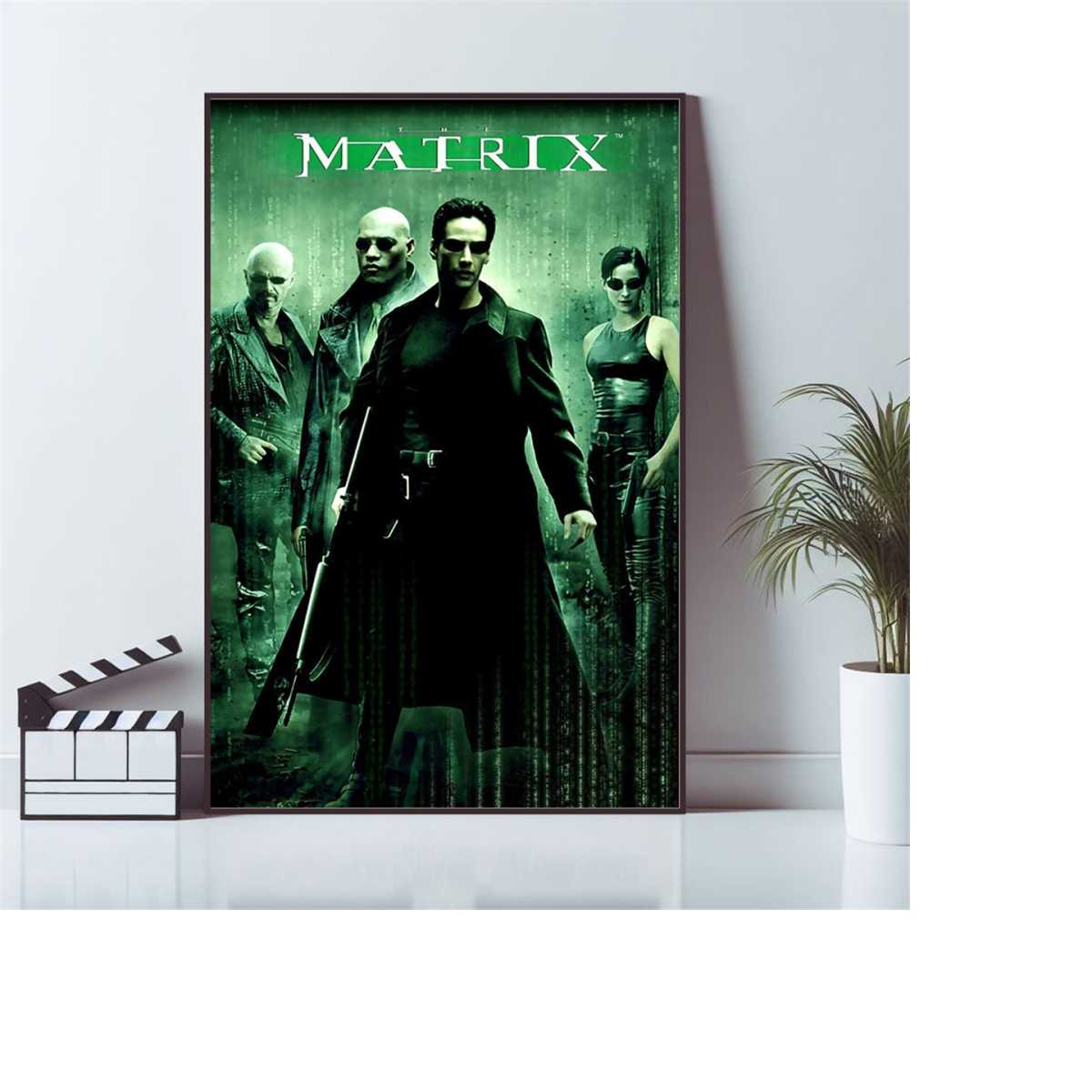 The Matrix Movie Poster, Live Room Wall Art, Home Decor, Can | Inspire ...