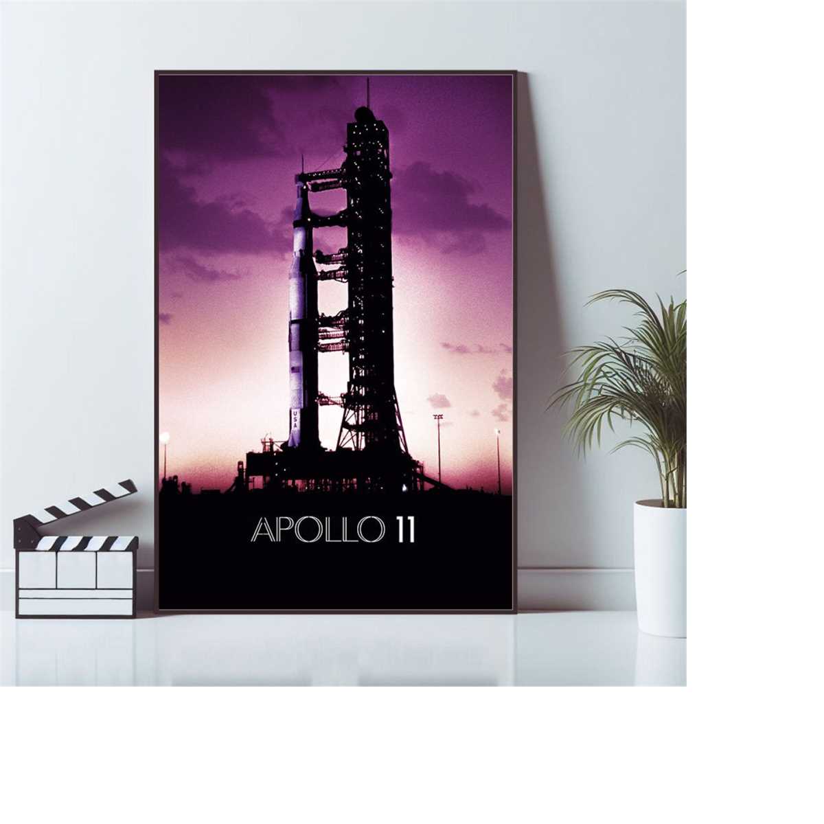 Apollo 11, Movie Poster, Wall Art Prints, Art Poster, Canvas | Inspire ...