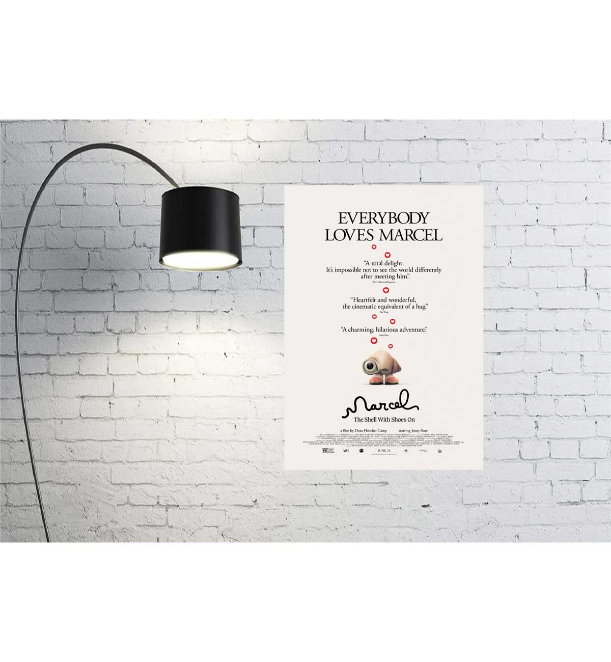 Marcel the Shell with Shoes On Movie Poster | Inspire Uplift