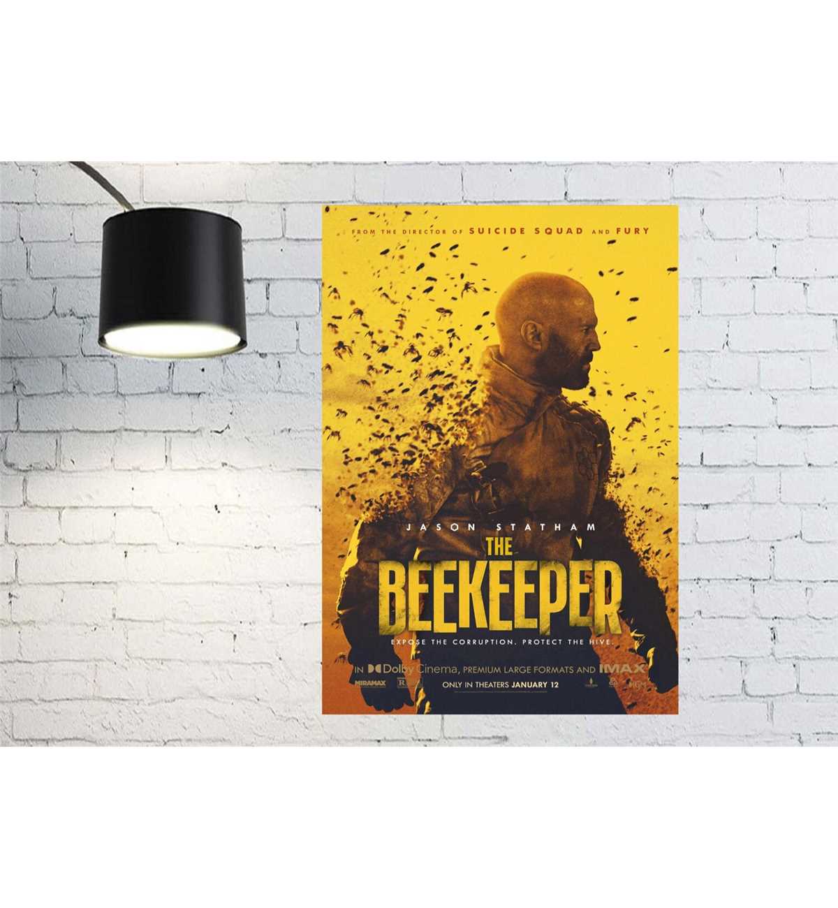 The Beekeeper Movie Poster 2023 Film - Room - Inspire Uplift