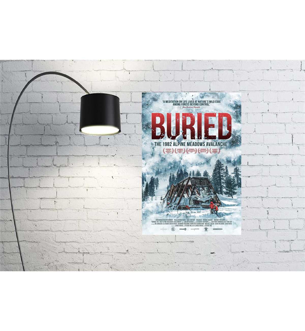 Buried The 1982 Alpine Meadows Avalanche Movie Poster | Inspire Uplift