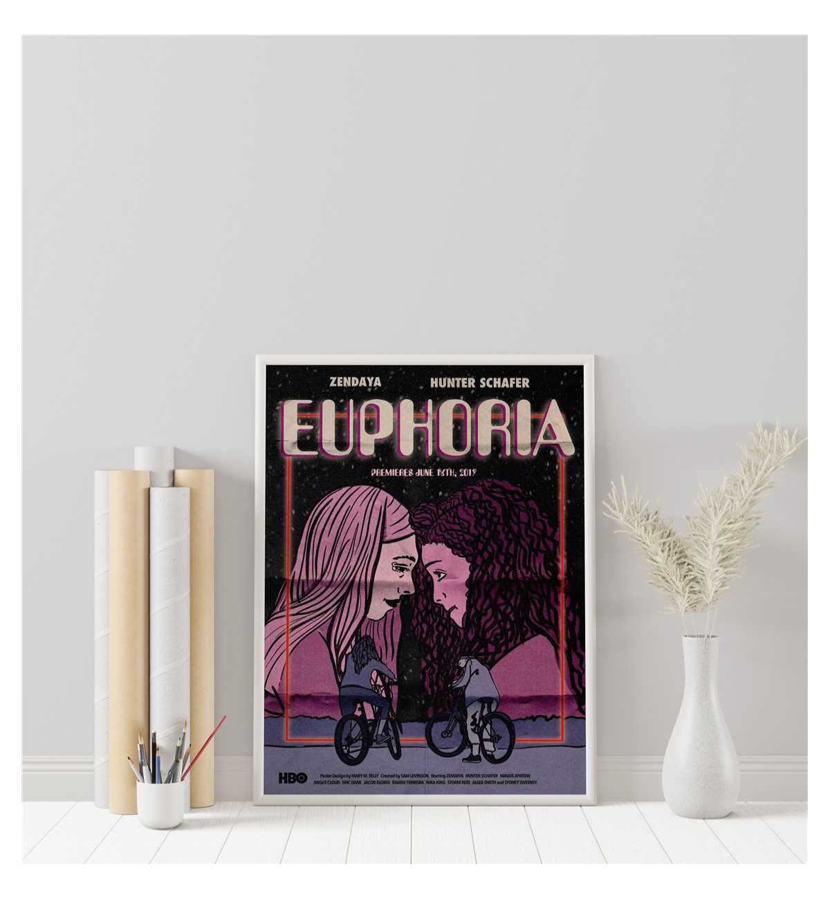 Euphoria Poster - Tv Show- Tv Series Poster | Inspire Uplift