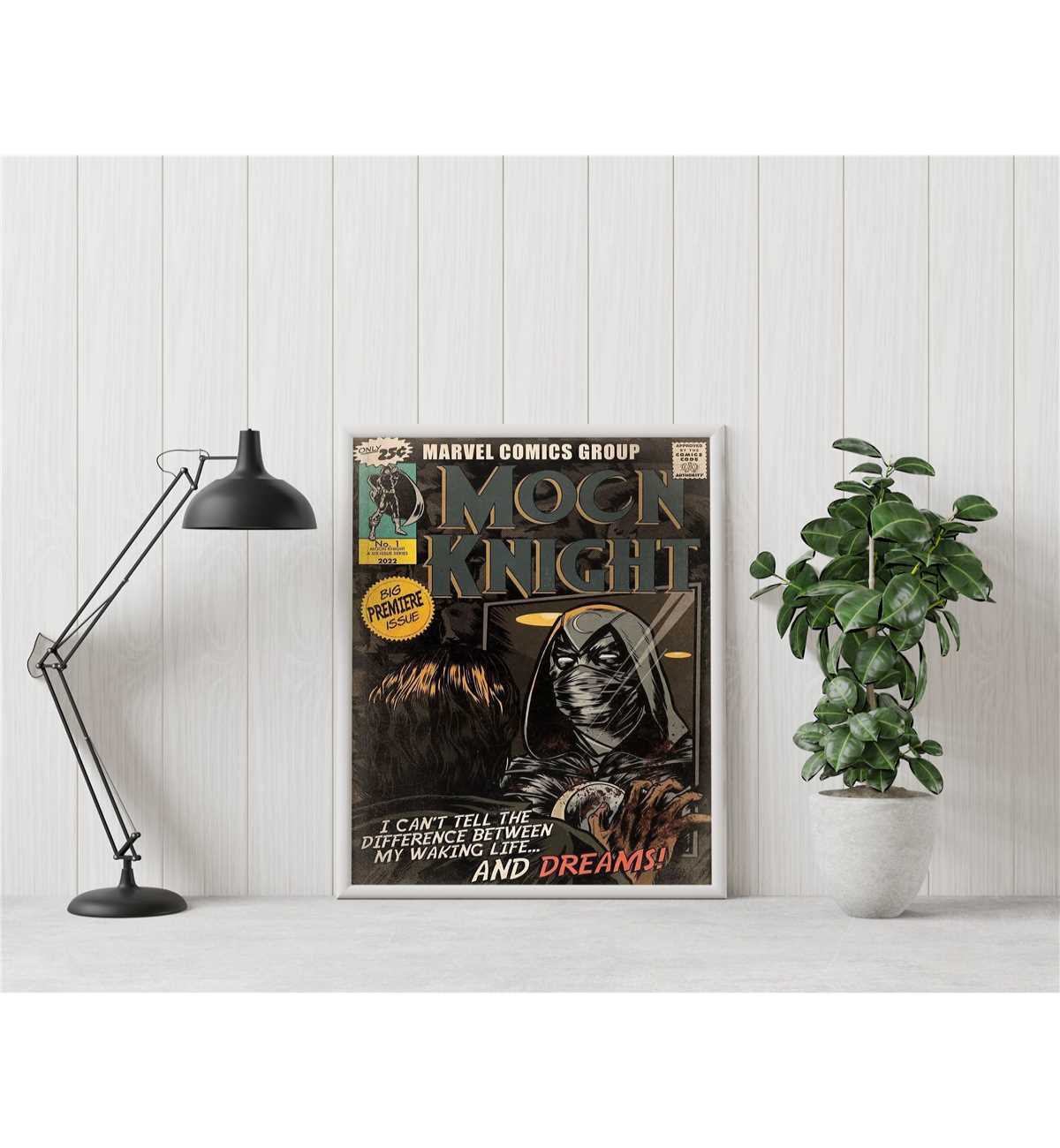 Moon Knight Poster - Moon Knight - Minimalist | Inspire Uplift