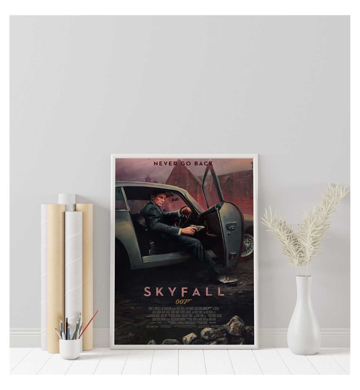 Skyfall Poster - James Bond - Sam Mendes | Inspire Uplift