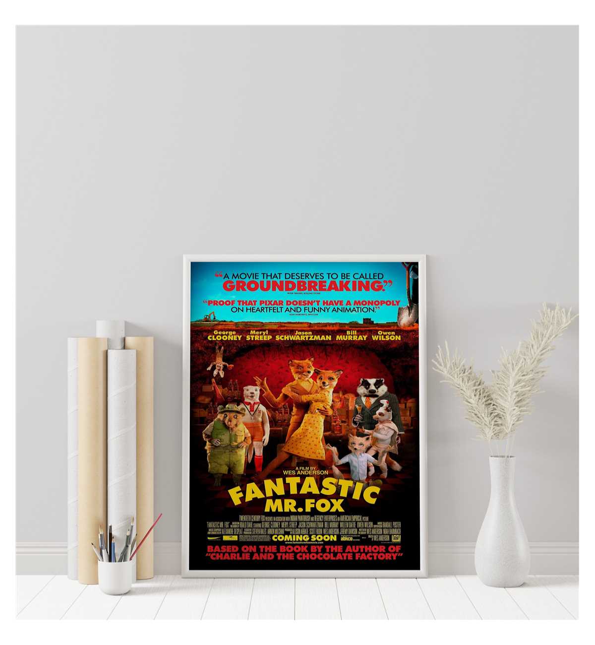 Fantastic Mr. Fox Poster - Wes Anderson - | Inspire Uplift