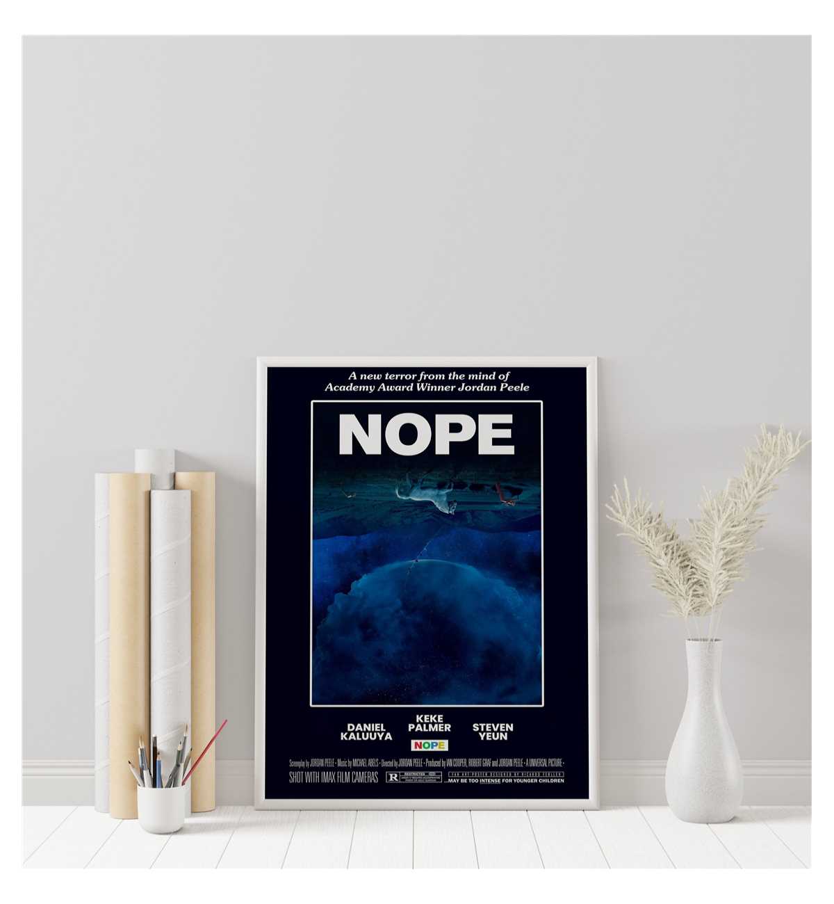 Nope Poster - Nope Movie Poster - Minimalist - Inspire Uplift