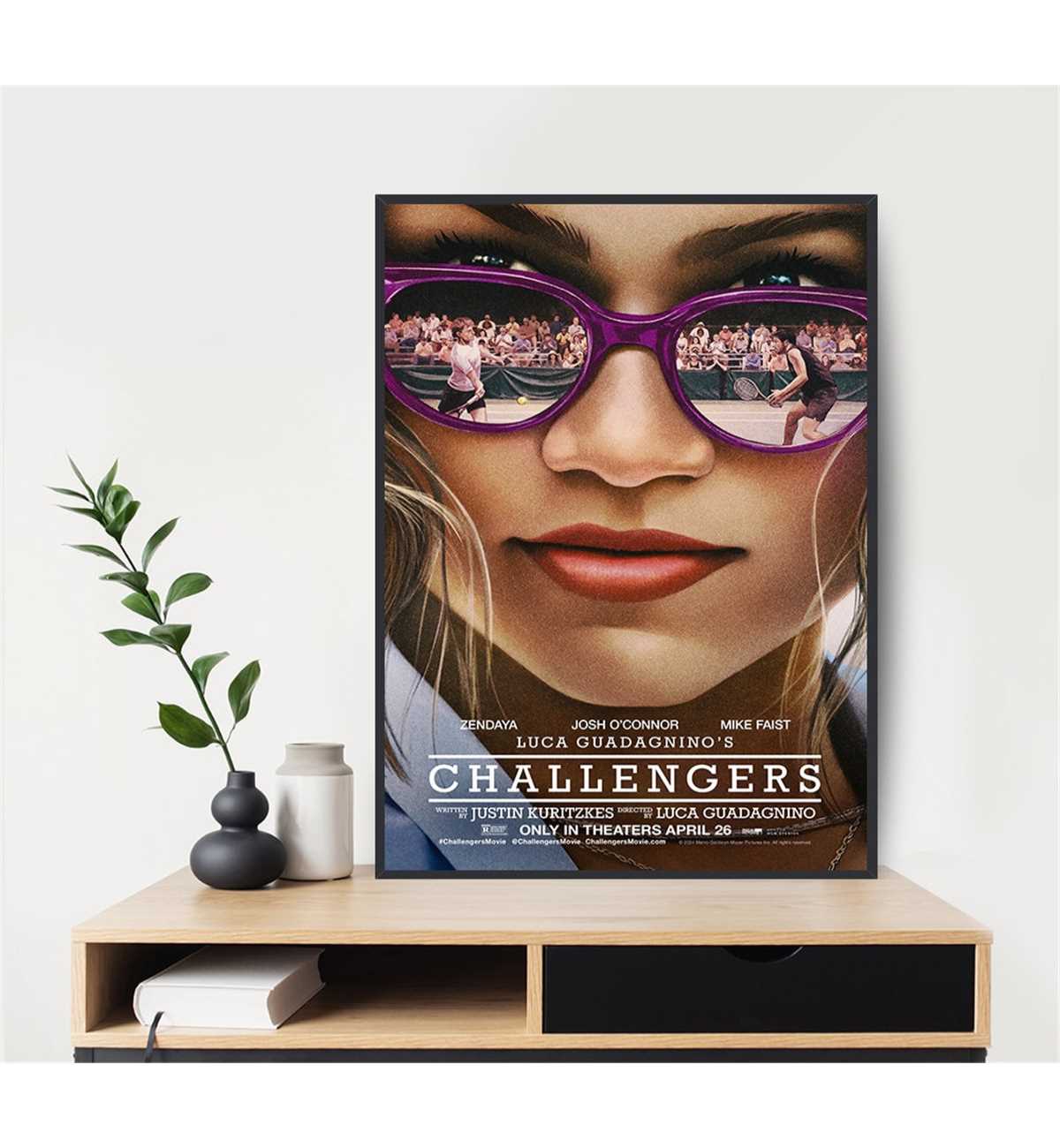 Challengers 2024 Movie Poster Film Print Wall Art | Inspire Uplift
