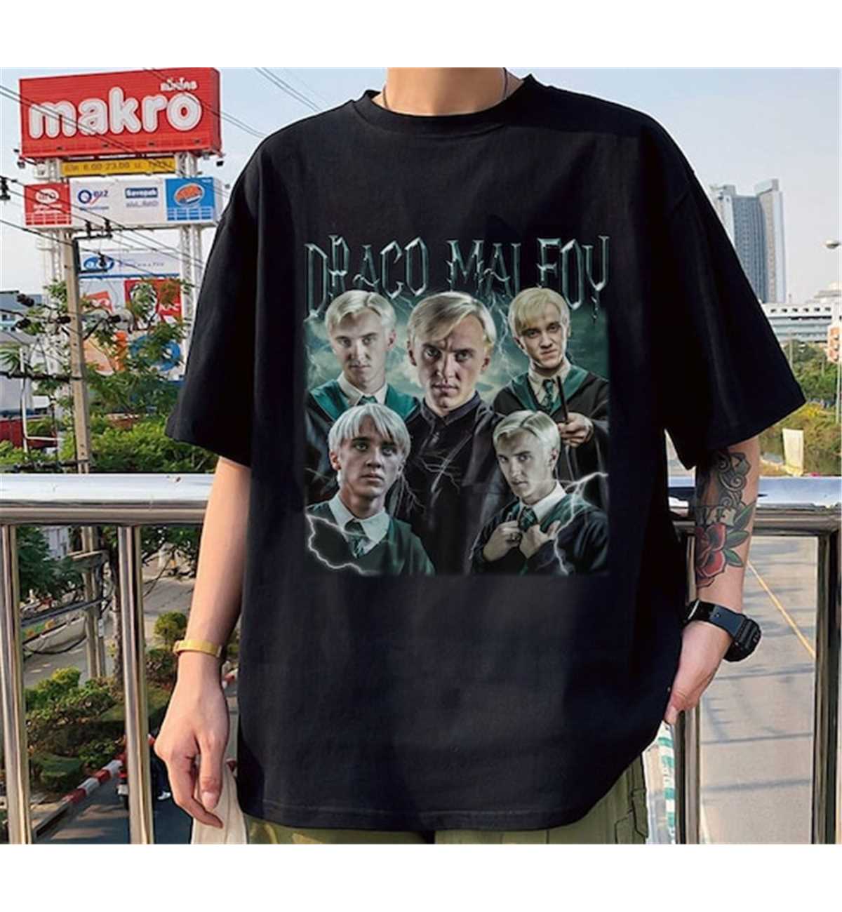Limited Draco Malfoy Vintage T-Shirt, Actor Graphic Unisex | Inspire Uplift