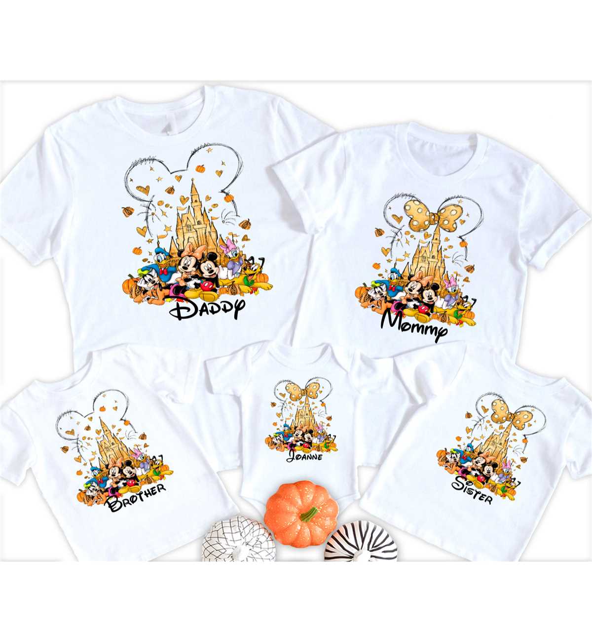 Disney Mickey Fall Season Shirt, Disney Castle Thankful - Inspire Uplift